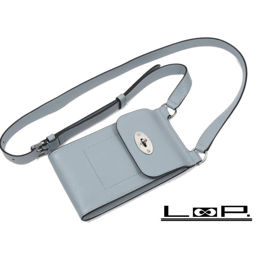 【新同】 Mulberry マルベリー ミニ アントニー ポーチ ショルダー クロスボディ バッグ スモール クラシック ミズイロ 【A63259】 : a63259 : LOOPLAND ...