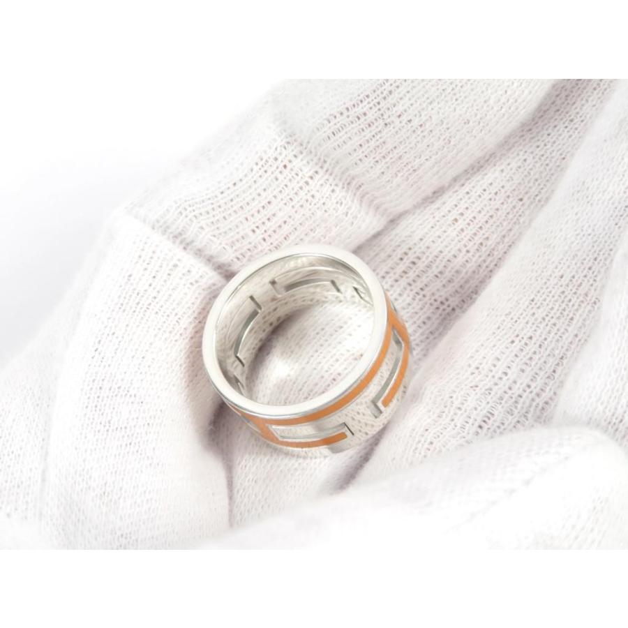 【磨き済 新同】 HERMES エルメス ムーブアッシュ リング 指輪 アクセサリー シルバー オレンジ SV 925 #50 【A63344】 : LOOPLAND - 通販 - Yahoo ...
