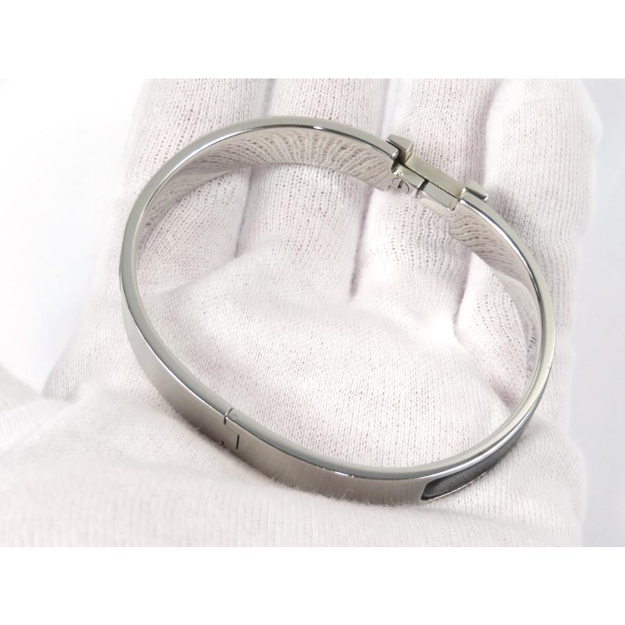 【値下げ】【HERMES】【メンズ】 エルメス クリック クラック ブレスレット バングル ブレス シルバー ブラック 黒 SV 925 【A65870】 : LOOPLAND - 通販 ...
