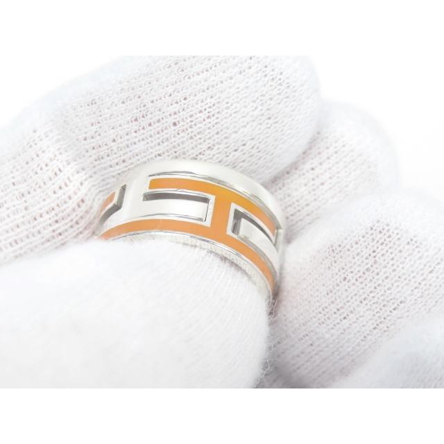 【磨き済 新同】 HERMES エルメス ムーブアッシュ リング 指輪 アクセサリー シルバー オレンジ SV 925 #52 【A66929】 : LOOPLAND - 通販 - Yahoo ...