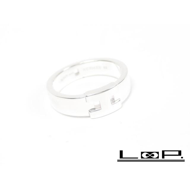 新同 磨き済 エルメス ニュー ヘラクレス H ロゴ リング シルバー SV 925 #53 【A67265】 : LOOPLAND - 通販 - Yahoo!ショッピング