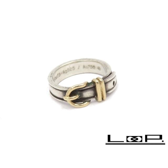 美品 エルメス サンチュール ベルト リング 指輪 コンビ SV K18 YG #49 【A74280】 : LOOPLAND - 通販 - Yahoo!ショッピング