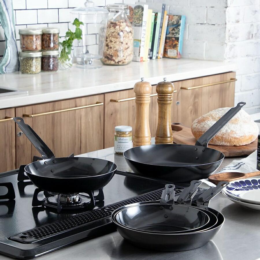 鉄黒皮 厚板フライパン IH 32cm AHL-20 : Loop Leaf ループリーフ - 通販 - Yahoo!ショッピング