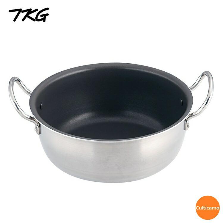 遠藤商事 TKG IHセレクト 2層クラッド 両手鍋 30cm ALY-78 : Loop Leaf ループリーフ - 通販 - Yahoo!ショッピング