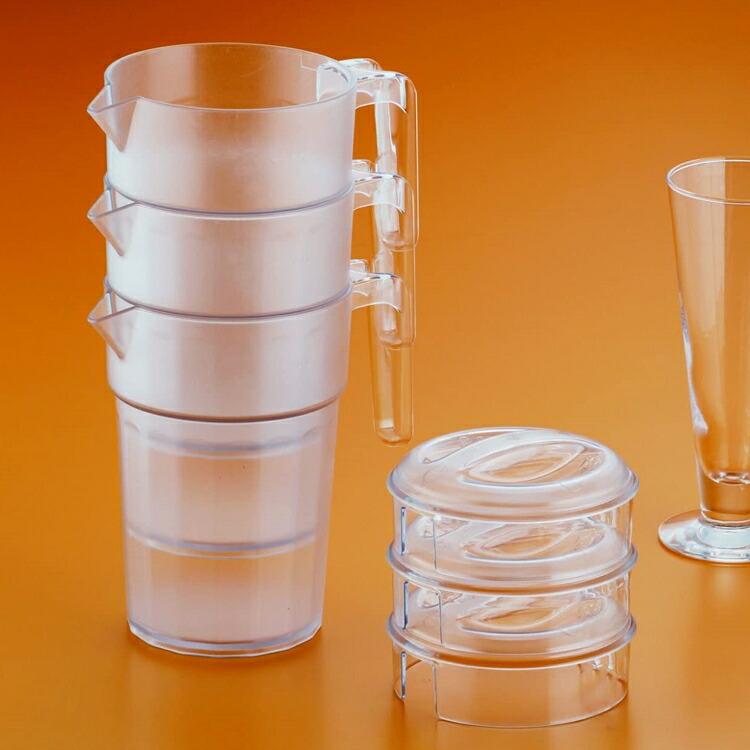 キャンブロ スタッカブルピッチャー 蓋付 PC34CW 1.0L PPT-E0 : Loop Leaf ループリーフ - 通販 - Yahoo!ショッピング