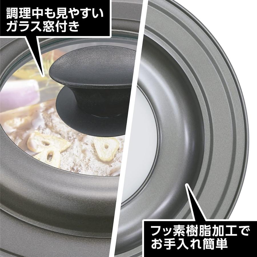 プレミアムZERO フライパンカバー 窓付 SC-94 L 24〜28cm用 AUI-05 : 9-0107-1202 : Loop Leaf ループリーフ - 通販 - Yahoo!ショッピング