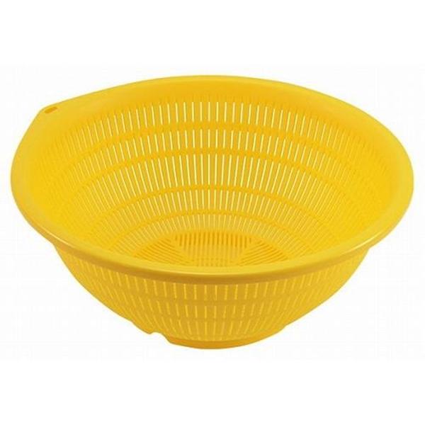 BKざる ポリプロピレン PP-18 20.8cm イエロー AZL-26 : 9-0273-0305 : Loop Leaf ループリーフ - 通販 - Yahoo!ショッピング