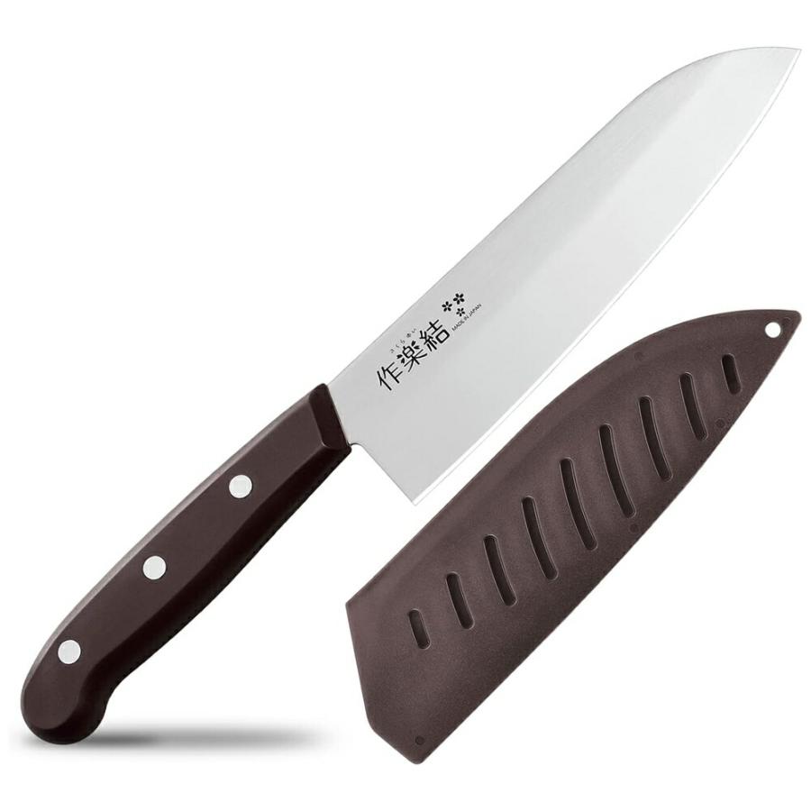 下村工業 作楽結 サヤ付き 万能庖丁 SKU-201 16.5cm ASK-89 : Loop Leaf ループリーフ - 通販 - Yahoo!ショッピング