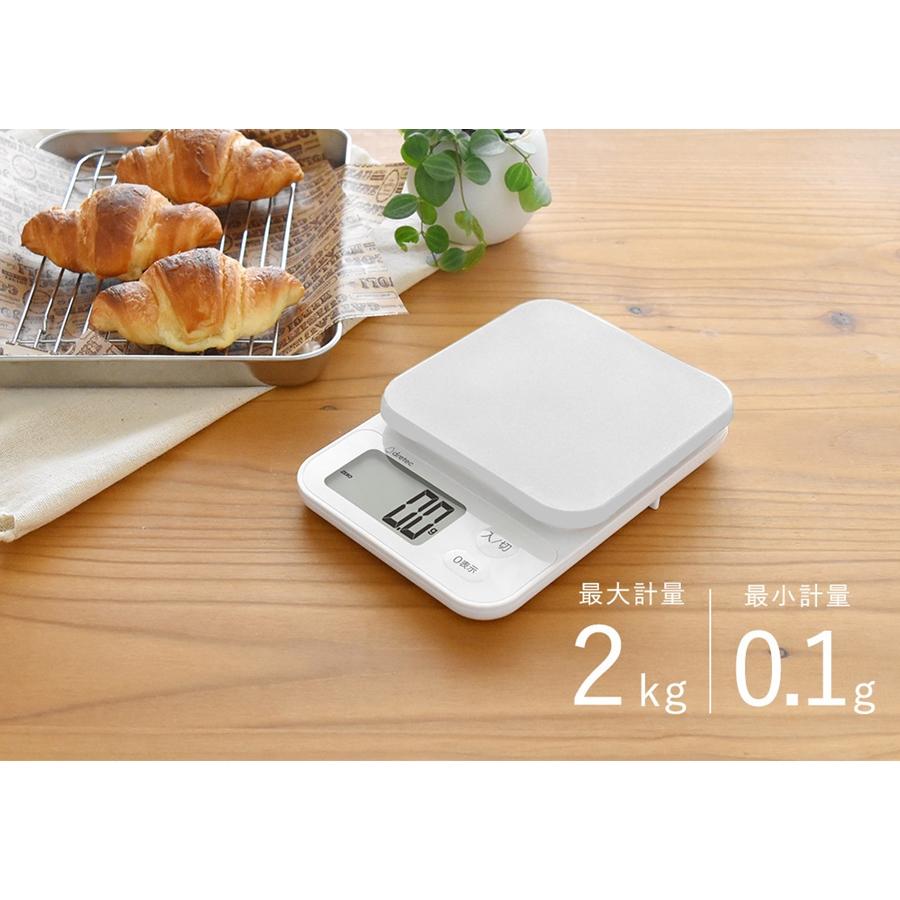 ドリテック デジタルスケール ブランジェ KS-729WT 2kg ホワイト BSK-D3 : 9-0601-1001 : Loop Leaf ループリーフ - 通販 - Yahoo!ショッピング
