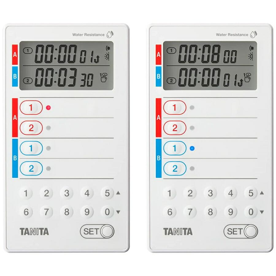 TANITA タニタ 防水デジタルタイマー TD-428WH ホワイト BTI-E0 : Loop Leaf ループリーフ - 通販 - Yahoo!ショッピング