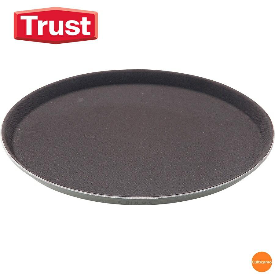 TRUST トラスト 丸型 ノンスリップ フードサービストレー PP ポリプロピレン製 16インチ ENV-32 : Loop Leaf ...