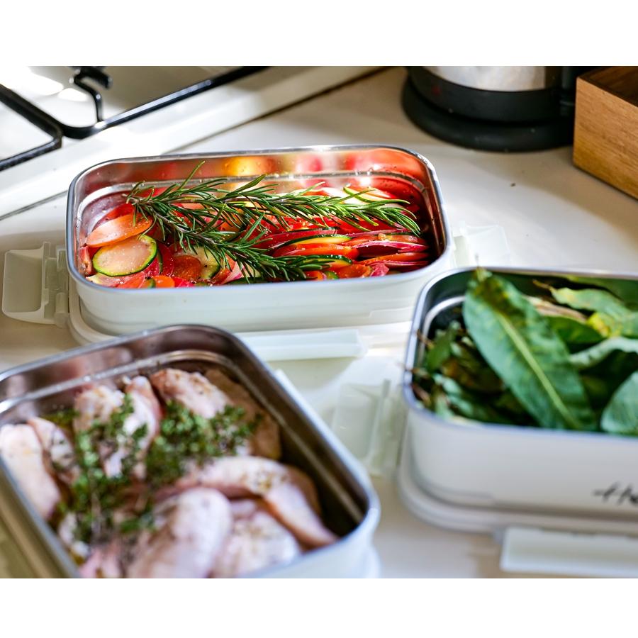 apide ステンレス保存容器 ククナ MEAL BOX 0.85L KKN-MO85WH : Loop Leaf ループリーフ - 通販 - Yahoo!ショッピング