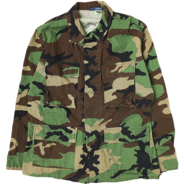 PROPPER プロッパー BDU COAT JACKET COTTON RIPSTOP コットンリップストップ カモフラージュシャツジャケット S Woodland Camo g13571 ...