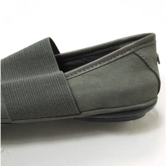 CAMPER カンペール RIGHT NINA ライトニナ フラットシューズ 36(23cm) グレー ゴム付き バレエシューズ シューズ g14127 : LOOPヤフーショッピング店 ...