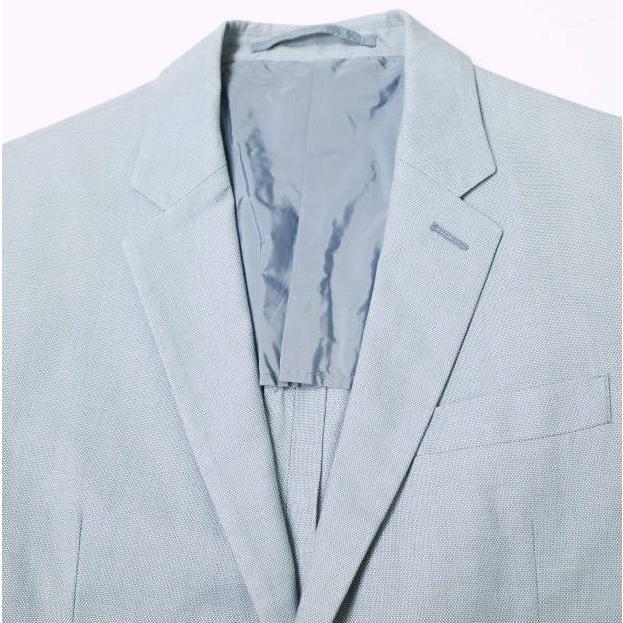 PRADA プラダ コットン2Bテーラードジャケット ACS1 2014 3532 SD020 S121 91X 46 サックスブルー ...