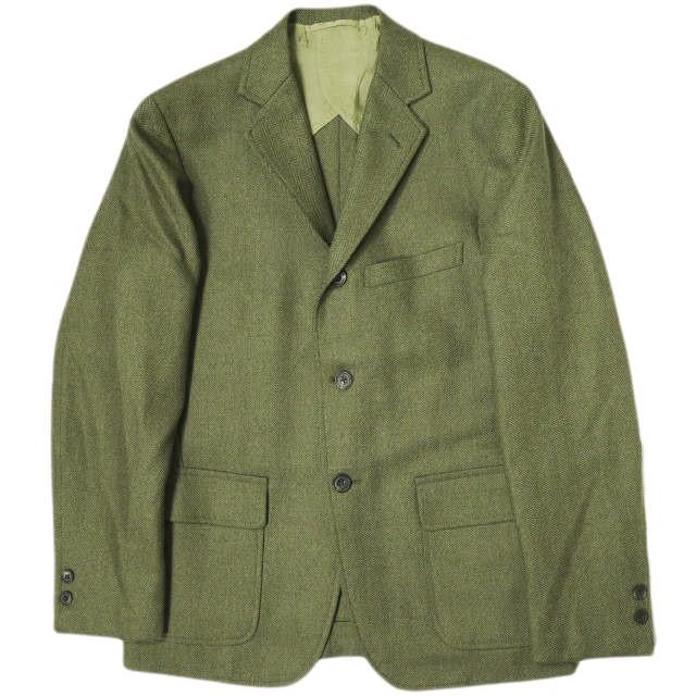 BEAMS PLUS ビームスプラス 日本製 PORTER ＆ HARDING SPORT COAT ヘリンボーンスポーツコート 36 ...