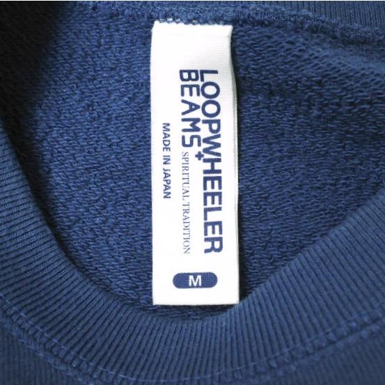 LOOPWHEELER x BEAMS PLUS ループウィラー ビームスプラス 22SS イベント限定 THE LOOP クルーネックスウェット M ネイビー 裏毛 g18764 ...