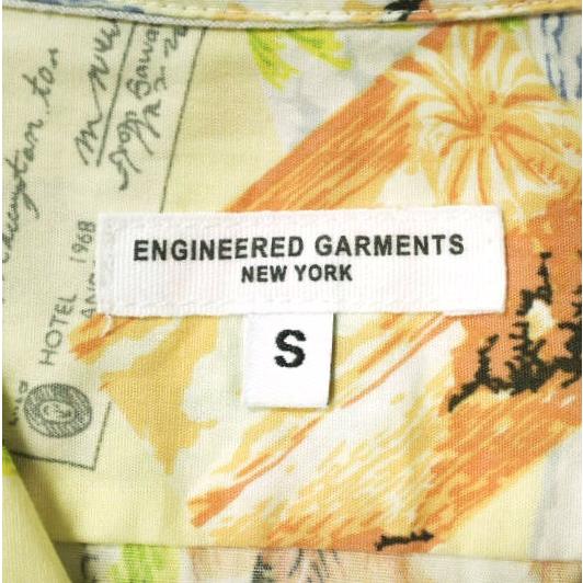 新品 Engineered Garments x BEAMS PLUS エンジニアードガーメンツ 別注 Palm Beach Shirts パームビーチシャツ S イエロー アロハ ...