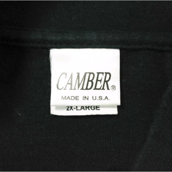 CAMBER キャンバー アメリカ製 MOCK NECK S/S TEE ヘビーウェイトコットン モックネックTシャツ 2XL ブラック 半袖 MADE IN USA g19578 ...