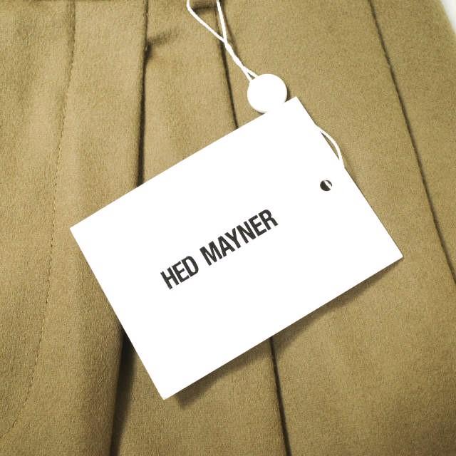 新品 HED MAYNER ヘドメイナー 22AW WOOL 6 PLEAT PANTS ウール6