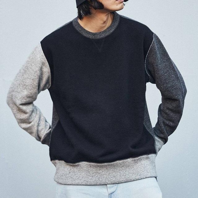 LOOPWHEELER x LOWERCASE ループウィラー ロワーケース 22AW 別注 日本製 ツリアミウール ルーズスウェット マルチ L クレイジーパターン : LOOPヤフー ...