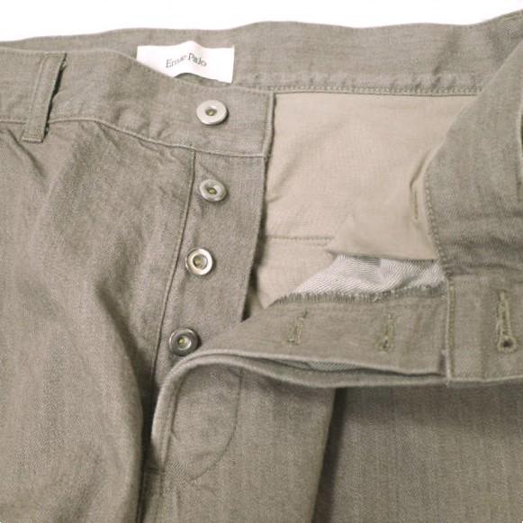 新品 Ernie Palo アーニーパロ 25SS 日本製 COLOR DENIM SLACKS カラー