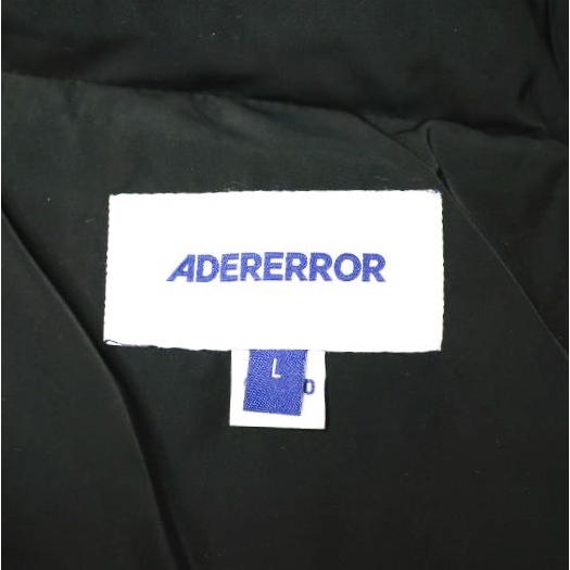 ADERERROR アーダーエラー 23AW Aren Down Vest オーバーサイズ ダウンベスト BMADFWDW0401BK L ブラック アウター g21690 : LOOPヤフー ...