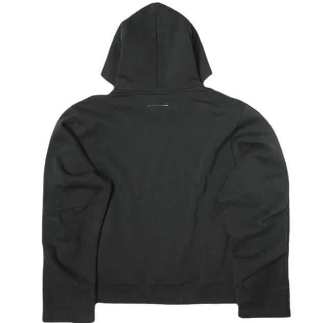 新品 MM6 メゾンマルジェラ 24SS BRUSHED SWEAT HOODIE ユニセックス スウェットプルオーバーパーカー SH0GU0003 S BLACK 定価70,400円 新品 MM6 メゾンマルジェラ 24SS BRUSHED SWEAT HOODIE ユニセックス