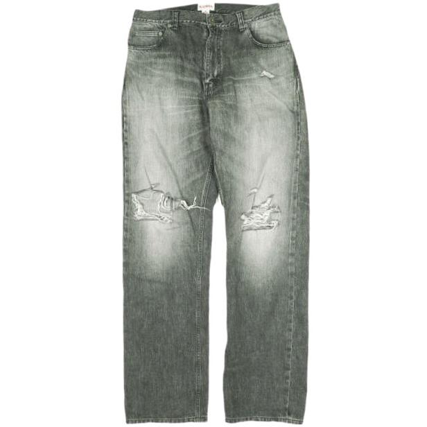 KAMIYA カミヤ 24SS Denim Pants クラッシュ加工 ウォッシュドデニム