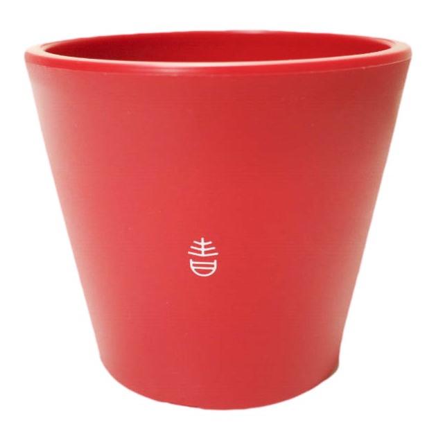 BOKU HA TANOSII ボクハタノシイ 青坊主 プラスチック鉢 縦長 RED 植木鉢 g23546 : LOOPヤフーショッピング店 - 通販 - Yahoo!ショッピング