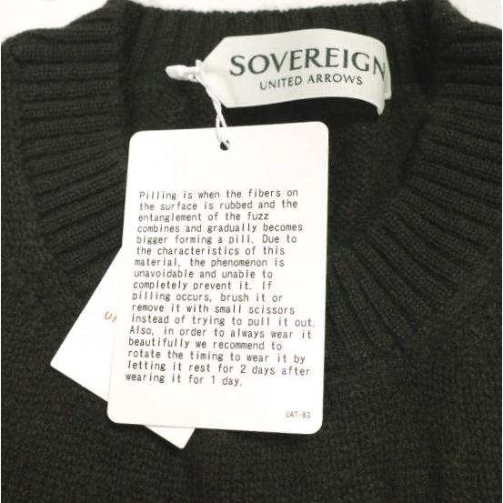 新品 SOVEREIGN ソブリン スコットランド製 Crew Neck Sweater ウール