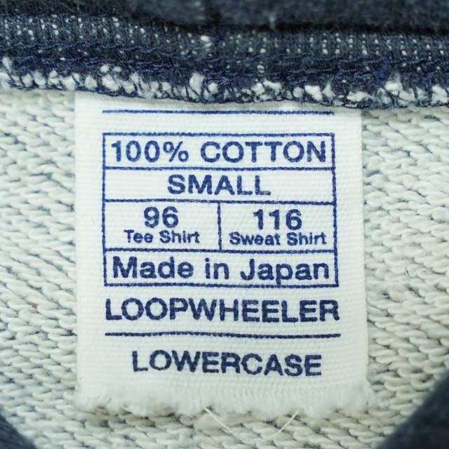 LOOPWHEELER x LOWERCASE EDIFICE ループウィラー ロワーケース 別注 吊り編みボーダースウェットジップアップパーカー S ネイビー g4183 : LOOPヤフー ...