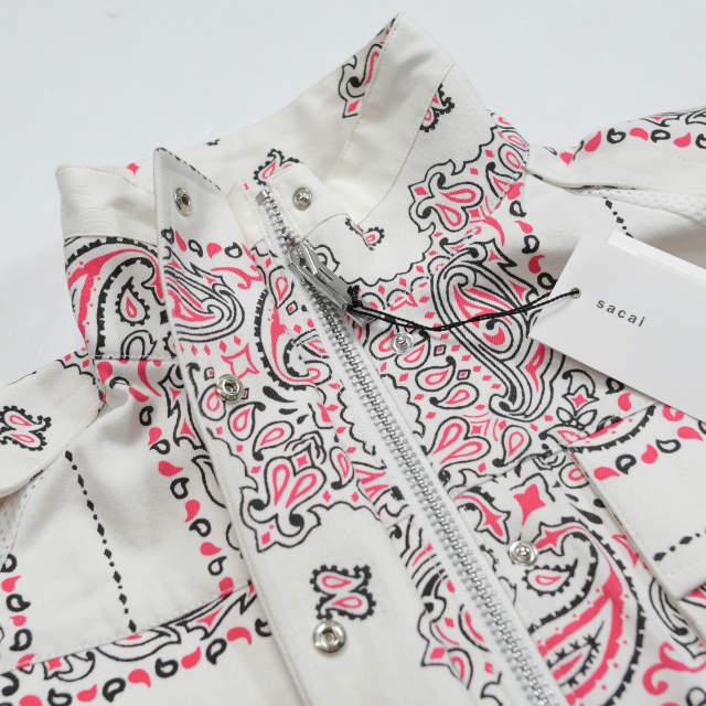 sacai サカイ 22SS 日本製 Bandana Print Blouson バンダナ sacai サカイ 22SS 日本製 Bandana Print Blouson バンダナ
