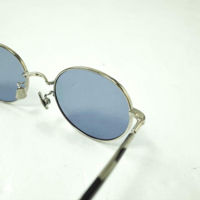 新品 BLANC.. ブラン 日本製 B0020 SIL オーバルサングラス 新品 BLANC.. ブラン 日本製 B0020 SIL オーバルサングラス