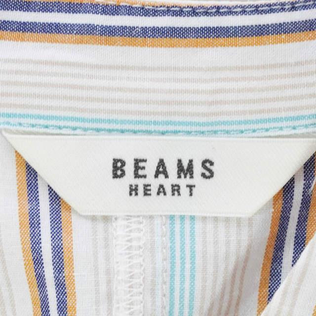 BEAMS HEART ビームスハート 20SS コットンリネンスキッパーチュニック 43-26-1319-152 MULTI STRIPE ...
