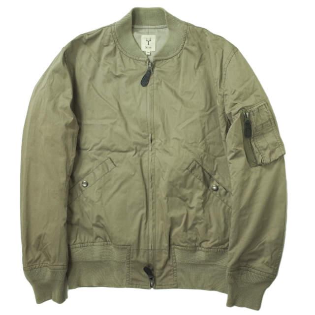 Scye サイ 日本製 高密度コットンサテンボマージャケット 1115-61017 36 カーキ MA-1 フライト ブルゾン アウター g7450 :g7450:LOOPヤフーショッピング店 ...