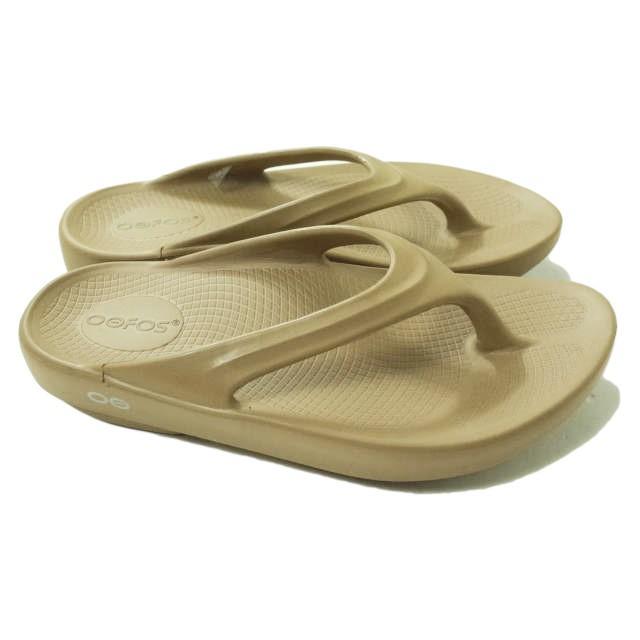 OOFOS ウーフォス OOlala リカバリーサンダル W6(23cm) ベージュ トング ビーチ シューズ g7468 :g7468:LOOPヤフーショッピング店 - 通販 - Yahoo ...