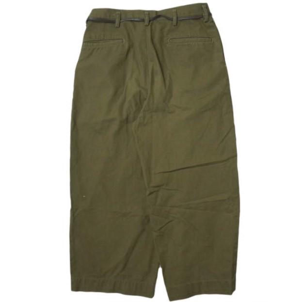 marka マーカ 日本製 TUCK WIDE PANTS - COTTON TWILL タックワイドパンツ コットンツイル M19C ...