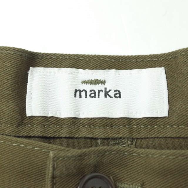 marka マーカ 日本製 TUCK WIDE PANTS - COTTON TWILL タックワイドパンツ コットンツイル M19C ...