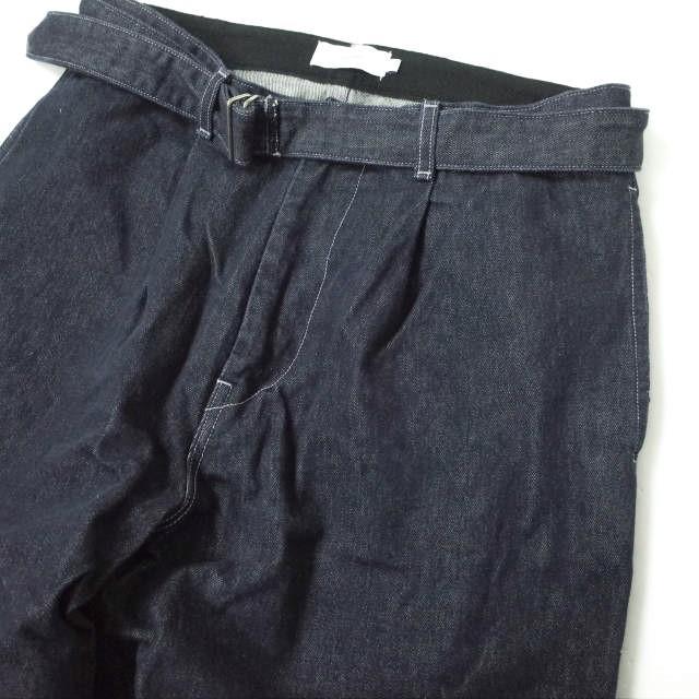 Graphpaper グラフペーパー 日本製 Colorfast Denim Belted Graphpaper グラフペーパー 日本製 Colorfast Denim Belted