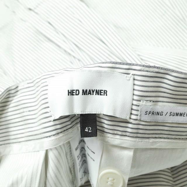 HED MAYNER ヘドメイナー 16SS 6 PLEAT STRIPE PANT 6プリーツ HED MAYNER ヘドメイナー 16SS 6 PLEAT STRIPE PANT 6プリーツ