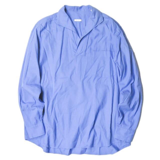 コモリ COMOLI 16AW 日本製 コットンネル スキッパーシャツ J03 コモリ COMOLI 16AW 日本製 コットンネル スキッパーシャツ J03