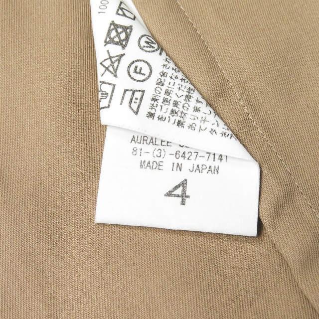 AURALEE オーラリー 19SS HARD TWIST GABARDINE DOUBLE-BREASTED AURALEE オーラリー 19SS HARD TWIST GABARDINE DOUBLE-BREASTED