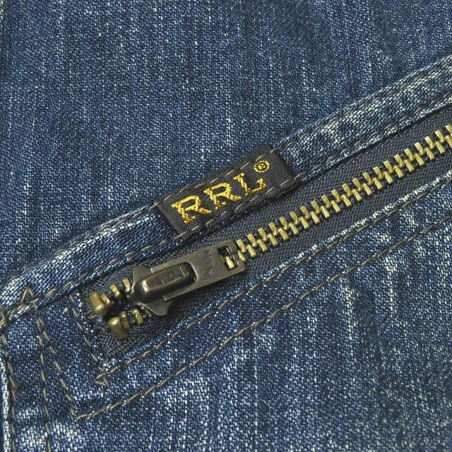 ダブルアールエル RRL 19SS 271-J コーデュロイカラージップアップデニムジャケット MNRROTW16010091 L インディゴ Gジャン アウター : LOOPヤフー ...