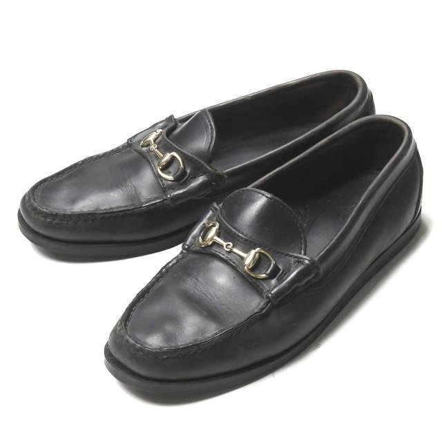 ニードルス Needles アメリカ製 Bit Moccasin ビットモカシン US7.5D(25.5cm) ブラック レザー ビット ...