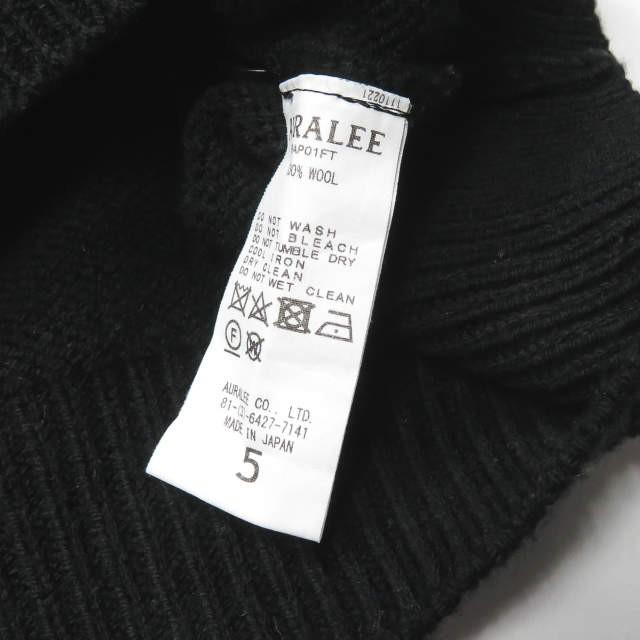 オーラリー AURALEE 19AW 日本製 HARD TWIST MERINO KNIT BIG オーラリー AURALEE 19AW 日本製 HARD TWIST MERINO KNIT BIG