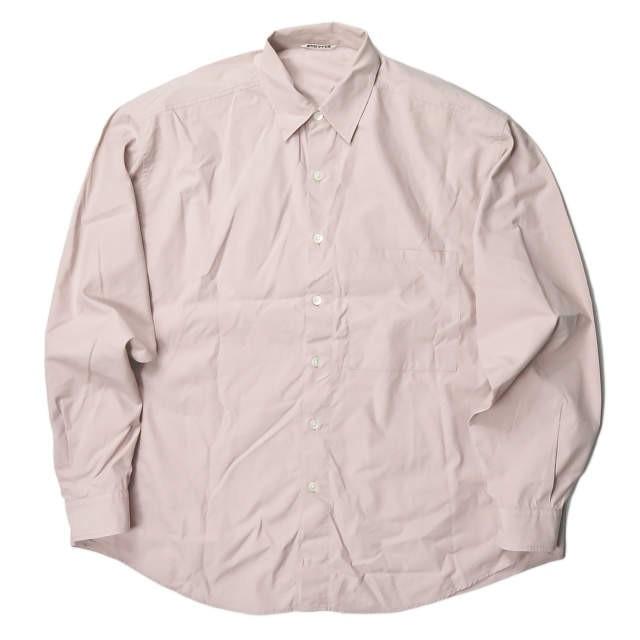 オーラリー AURALEE 19SS 日本製 WASHED FINX TWILL BIG SHIRTS オーラリー AURALEE 19SS 日本製 WASHED FINX TWILL BIG SHIRTS
