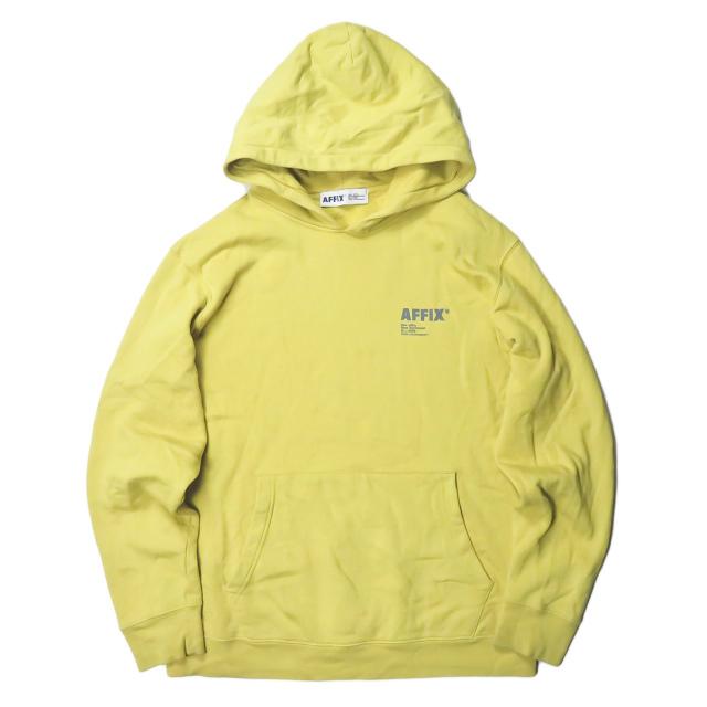 アフィックス AFFIX 20SS Basic Hoodie ベーシックフーディー L SULPHUR スウェット パーカー KIKO ...