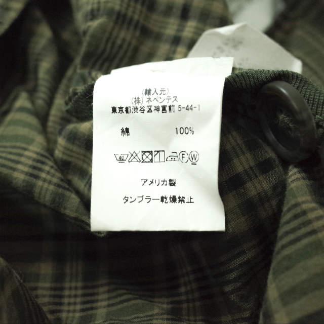 Engineered Garments エンジニアードガーメンツ 22SS LOITER JACKET Cotton Madras Check ロイタージャケット S Olive/Brown ...
