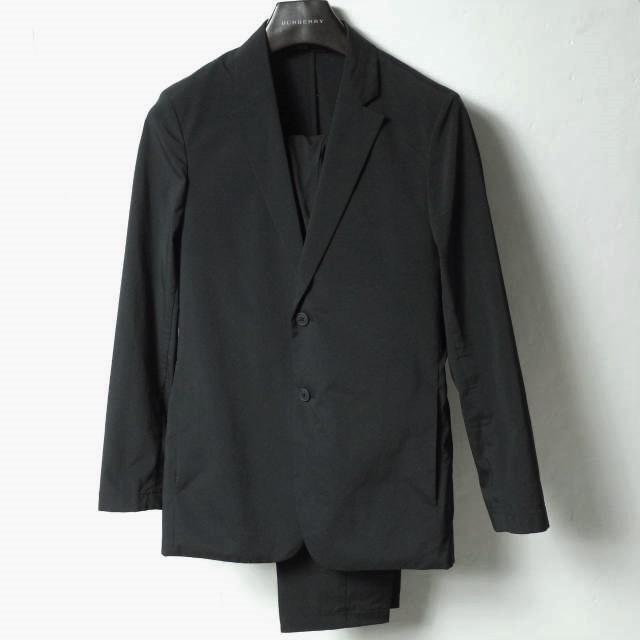 UNIQLO x theory ユニクロ セオリー 別注 感動ジャケット ＆ 感動イージーパンツ JK(L)/PT(M) ブラック スーツ ...